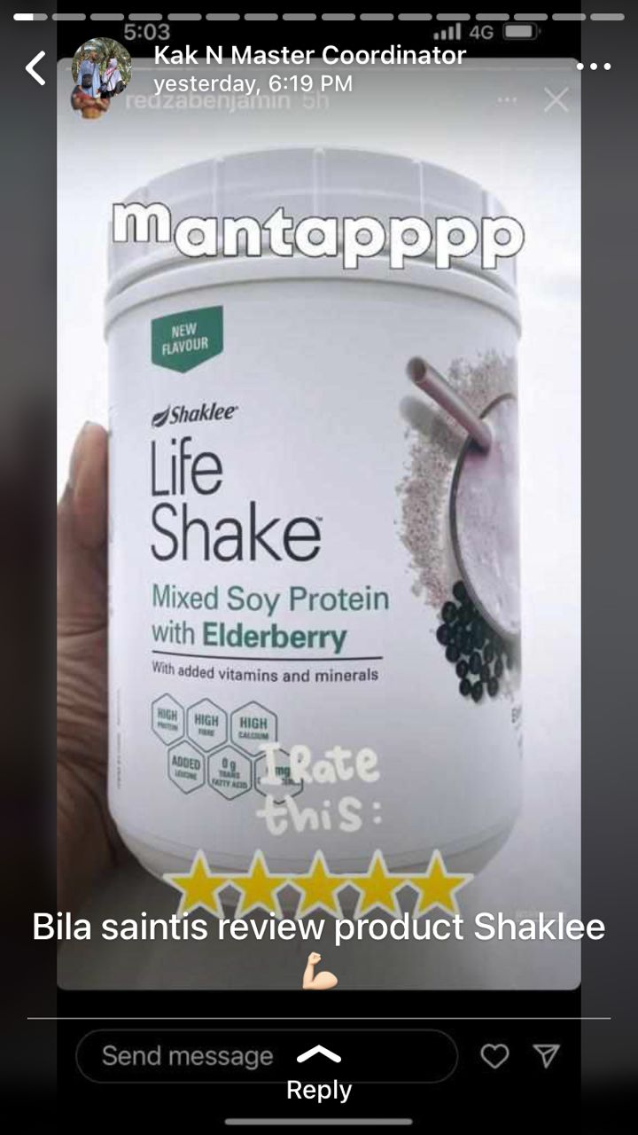 5 Winning Point Lifeshake Elderberry Review Oleh Saintis - Key ...